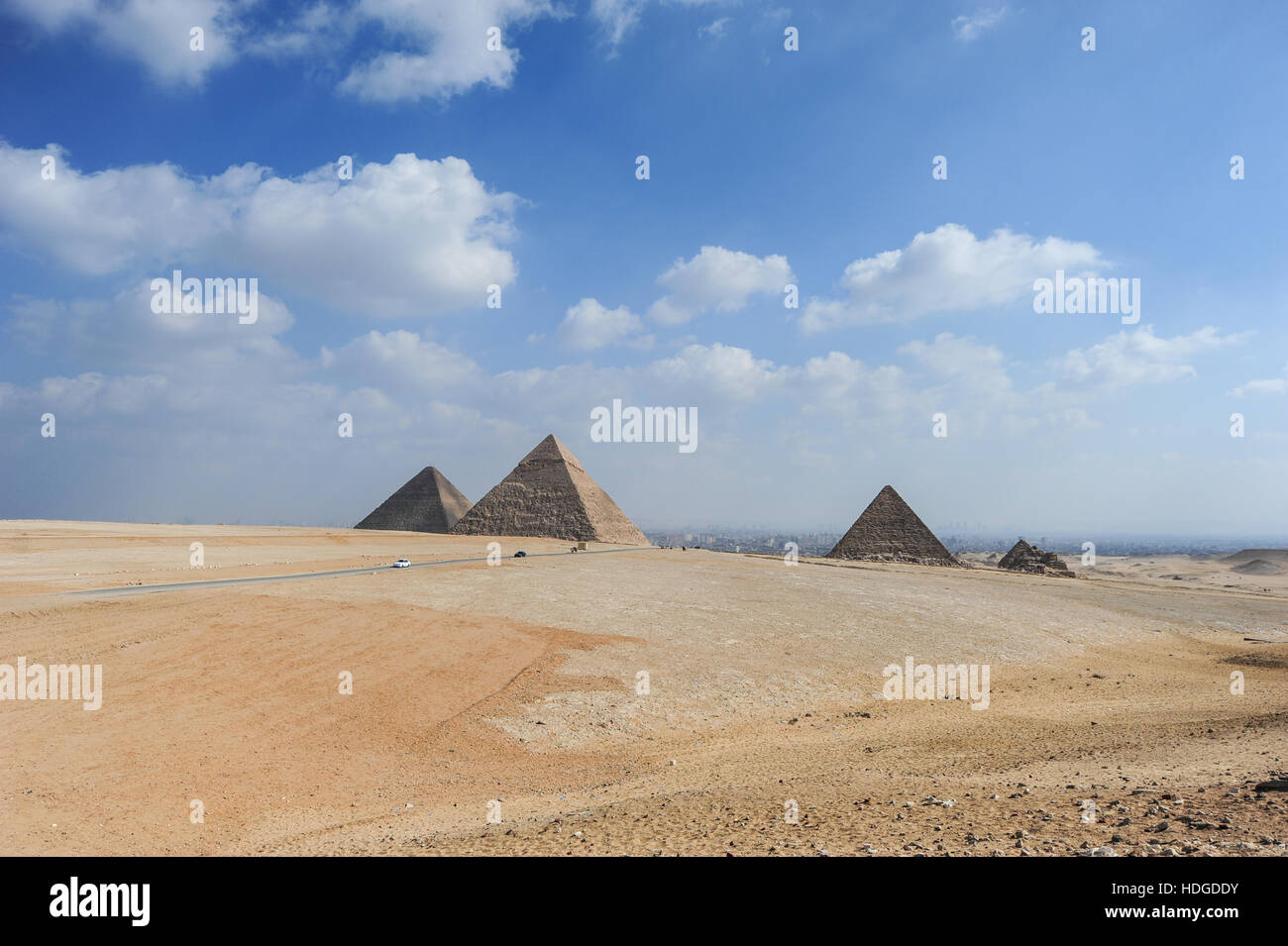 The Pyramids of Giza, Cairo, Egypt Stock Photo - Alamy