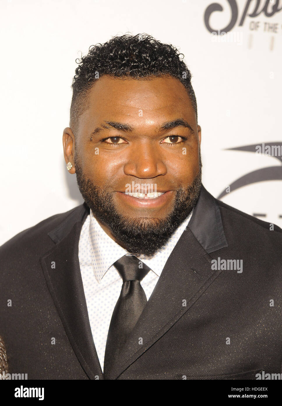New York, USA. 12th Dec, 2016. David Ortiz attends the Sports ...
