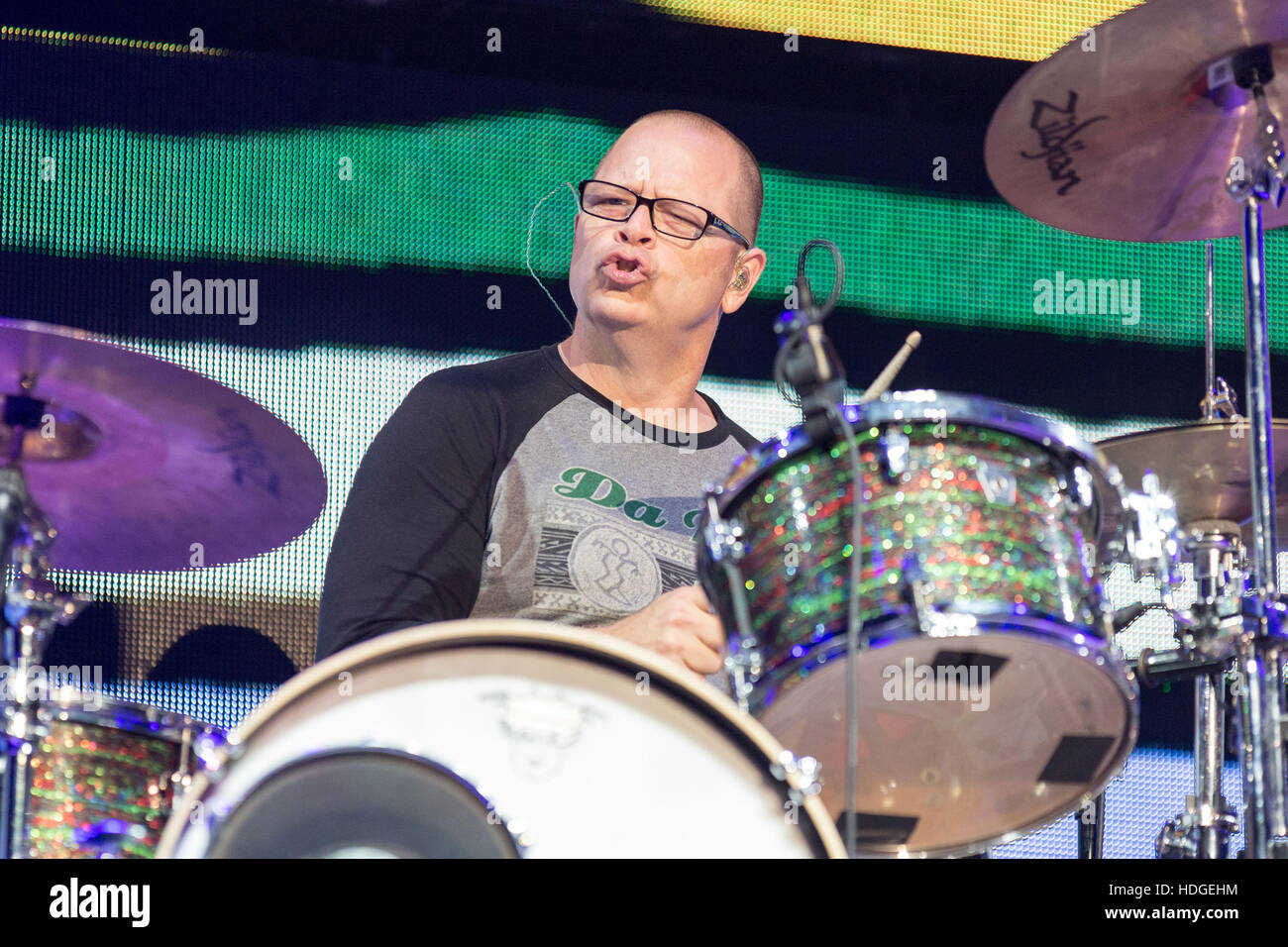 Inglewood, California, USA. 11th Dec, 2016. PATRICK WILSON of Weezer ...