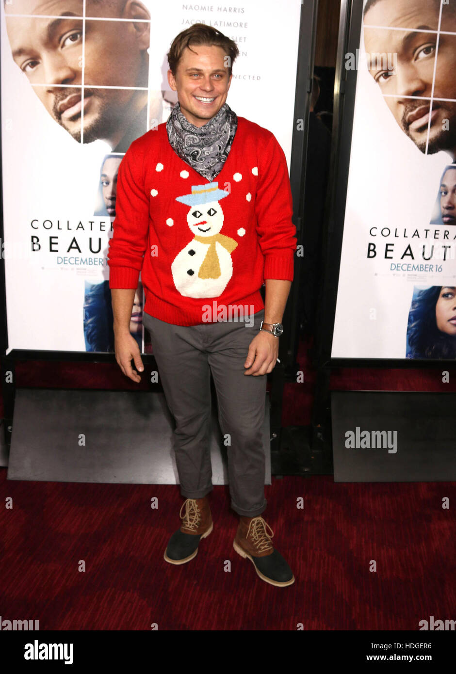 New York, USA. 12th Dec, 2016. Actor BILLY MAGNUSSEN attends the New ...