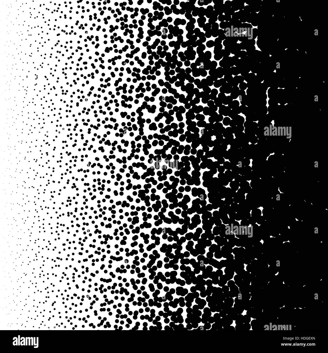Random circles pattern. Halftone pattern, halftone gradient with random dots. Abstract ...