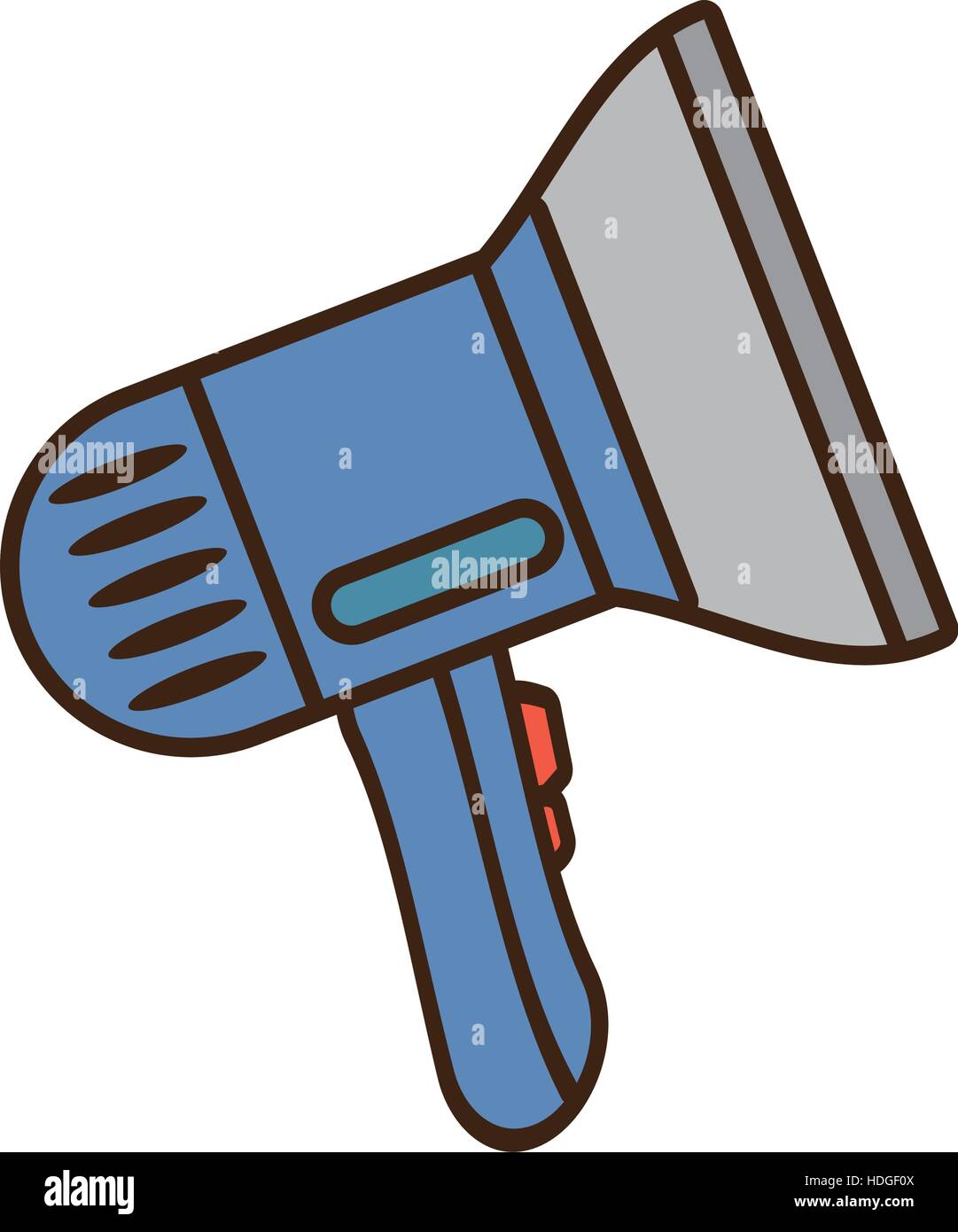 cartoon dryer personal appliance home vector illustration eps 10 Stock ...