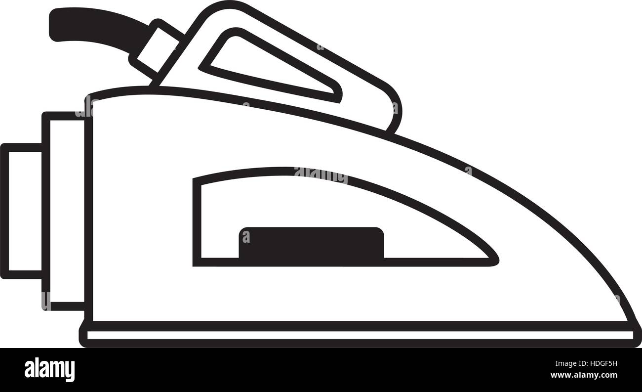 Iron Icon Outline Illustration Iron Stock Photos & Iron Icon Outline ...
