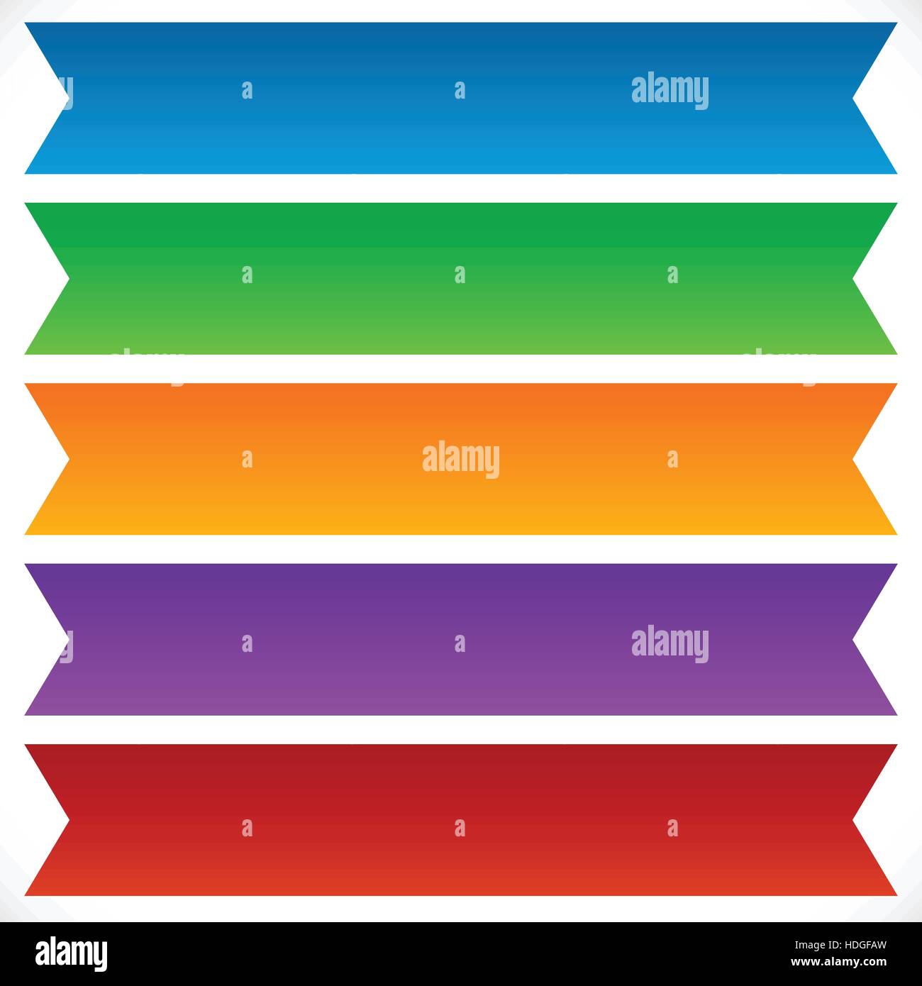 Simple, flat rectangular shaped button, banner background with colorful ...