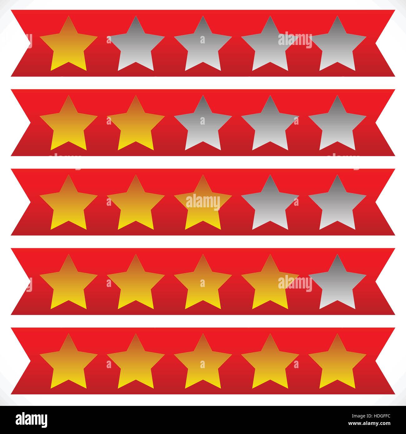 Star rating symbols with 6 star. Quality, feedback, experience, level ...