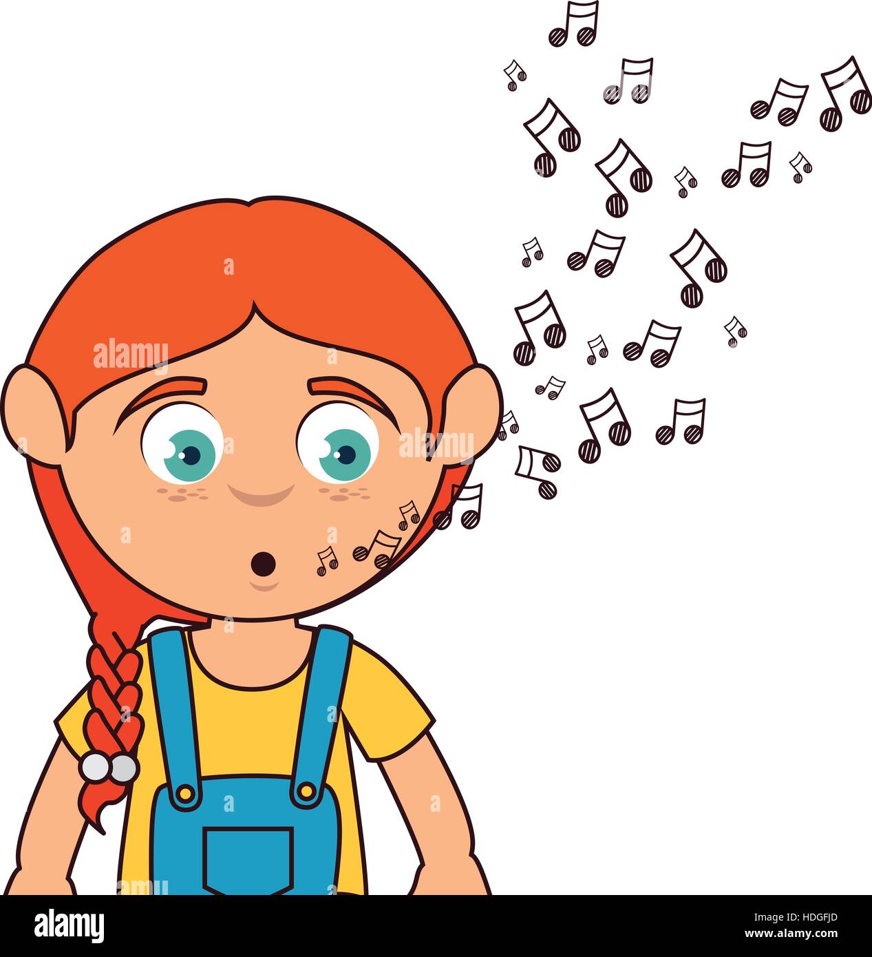 Girl whistling child hi-res stock photography and images - Alamy