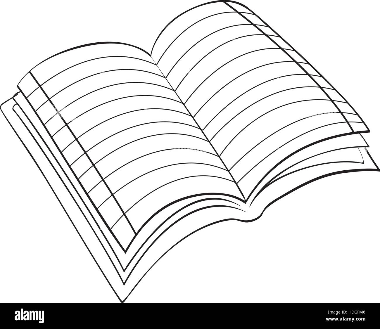 Book scribble draw Stock Vector Image & Art - Alamy
