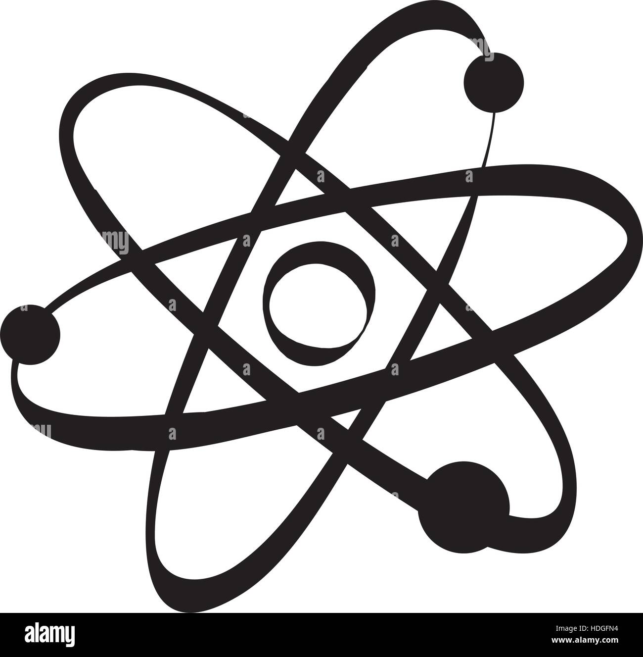 Atom science molecule Stock Vector Image & Art - Alamy