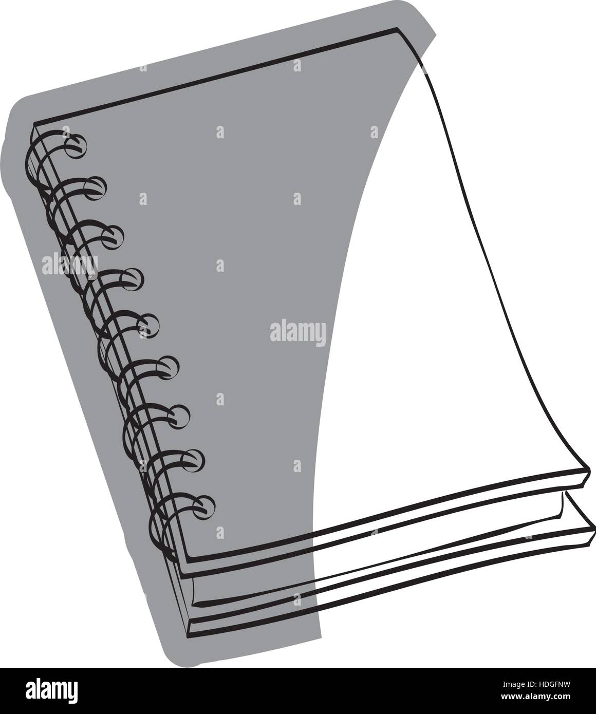 School notebook draw Stock Vector Image & Art - Alamy