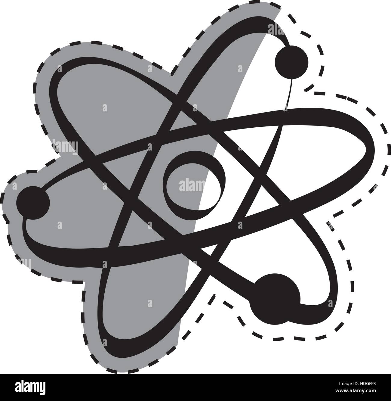 Atom science molecule Stock Vector Image & Art - Alamy