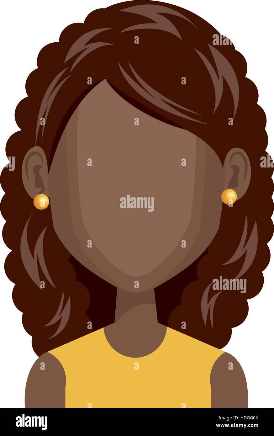 cute woman avatar casual vector illustration design Stock Vector Image ...