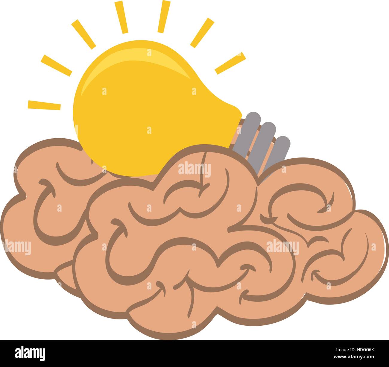 Bulb big idea Stock Vector Image & Art - Alamy