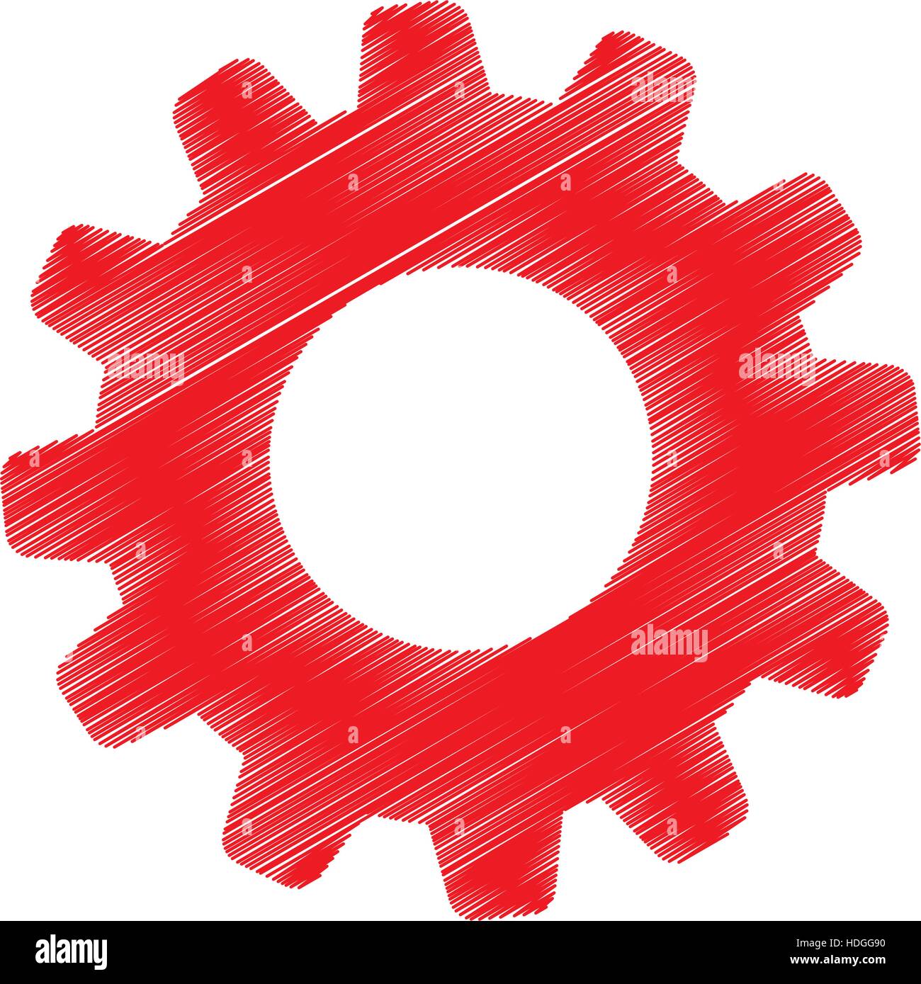 Isolated gear symbol Stock Vector Image & Art - Alamy