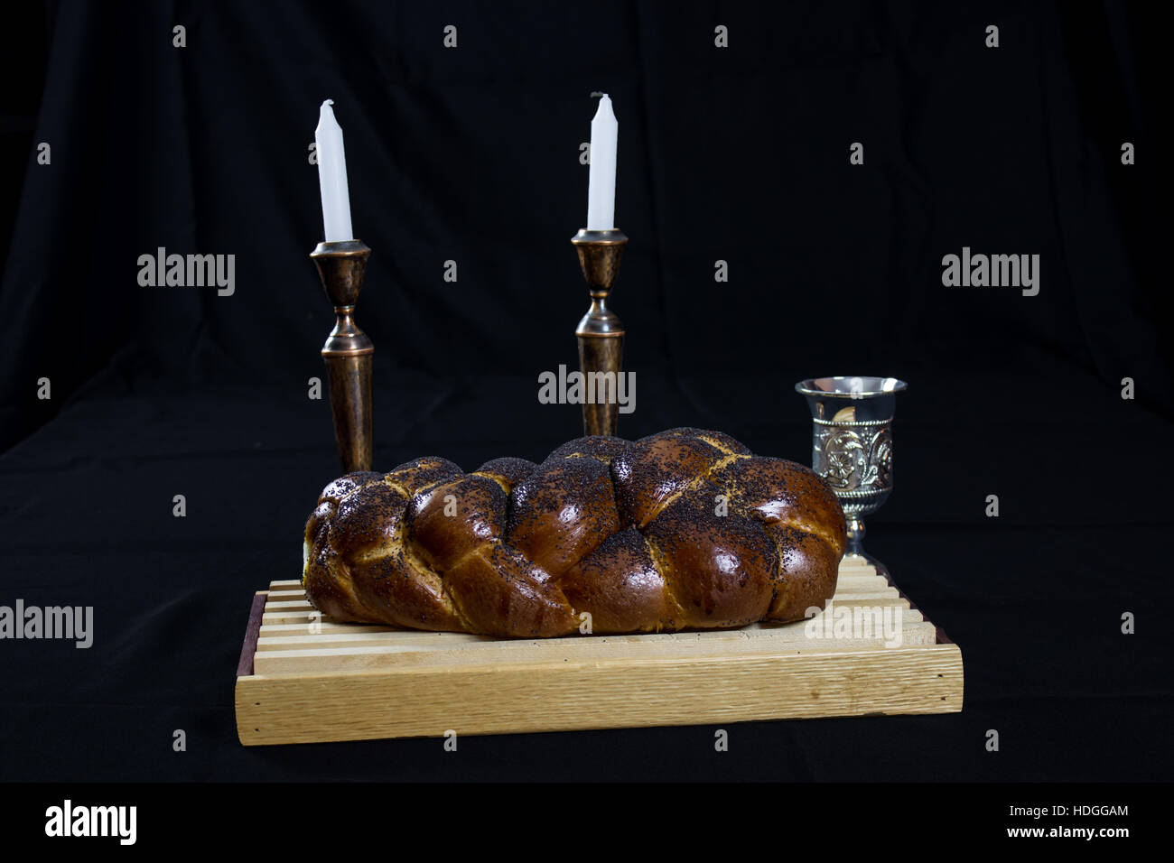 Table Set for Shabbat Dinner Stock Photo - Alamy