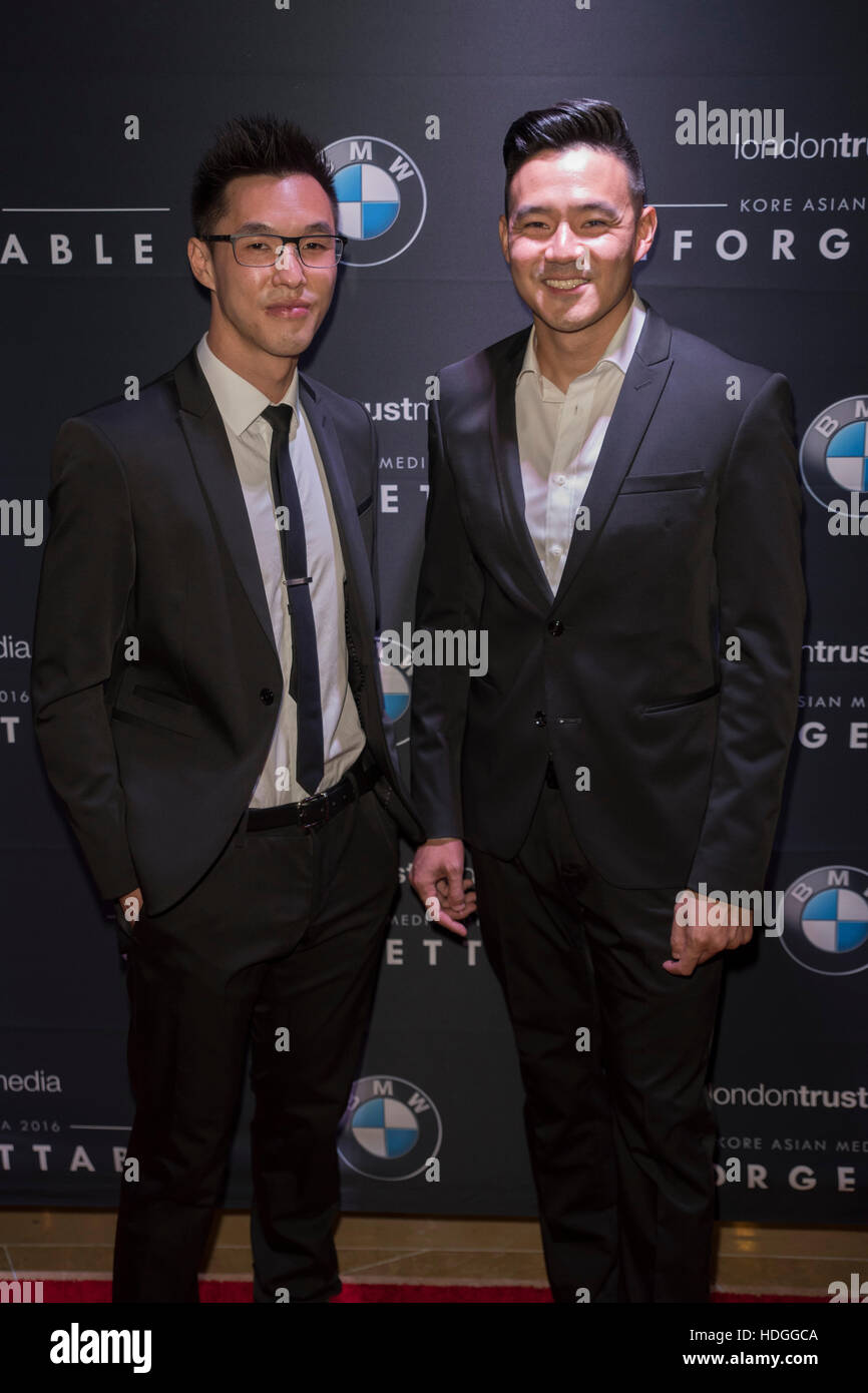 Philip Wang, Wesley Chan arrives at Unforgettable Gala December 10, 2016 in Beverly Hilton ...