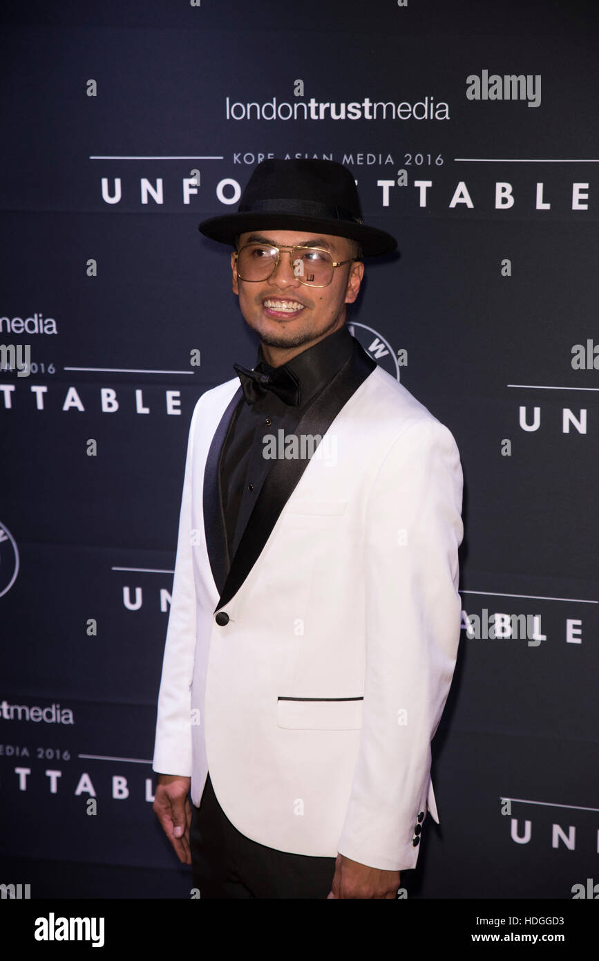 Chris Gatdula arrives at Unforgettable Gala December 10, 2016 in ...