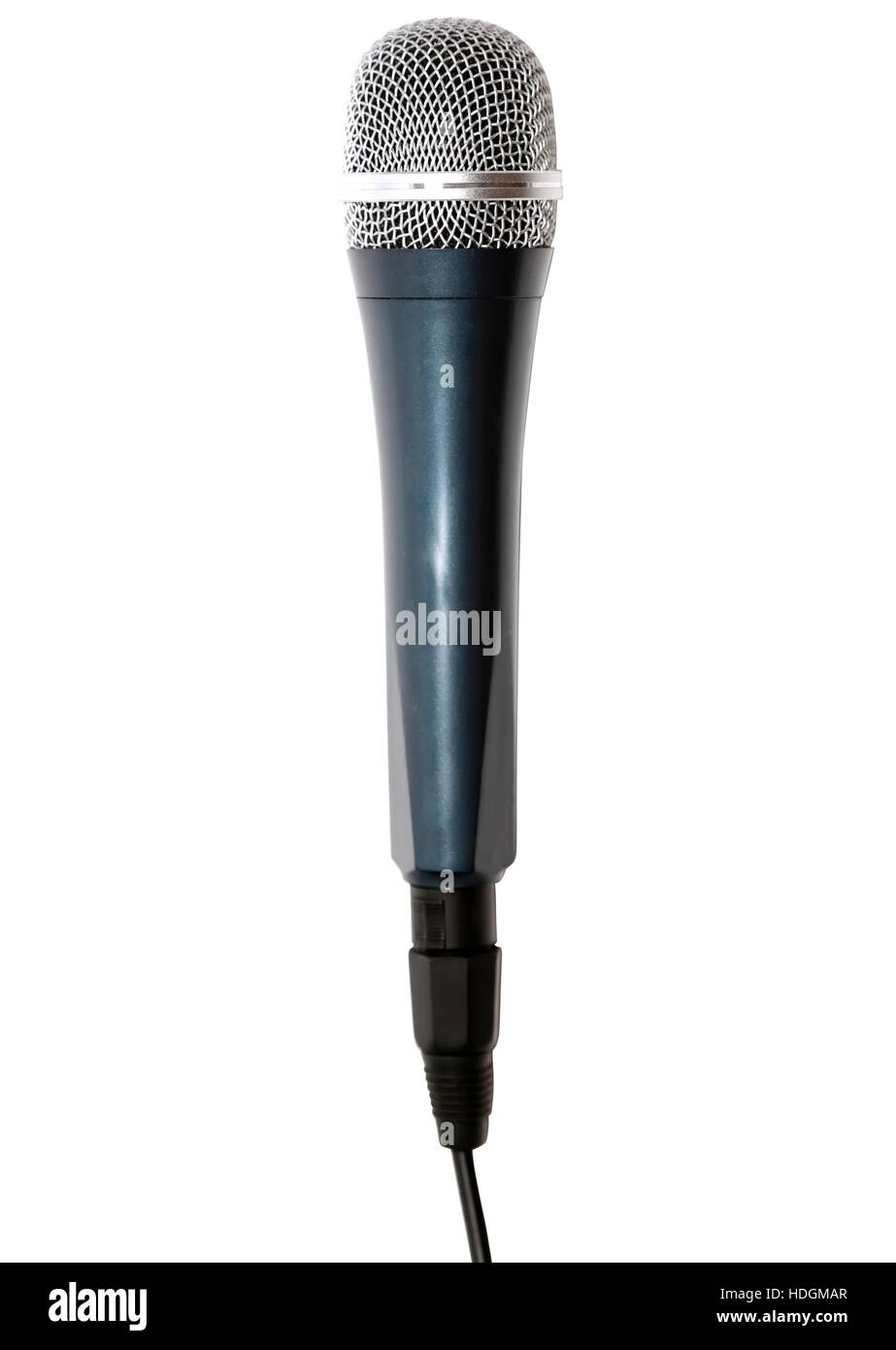 Microphone isolated over white background Stock Photo - Alamy