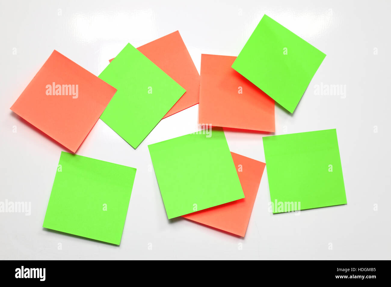Blank Sticky Note on white board Stock Photo - Alamy