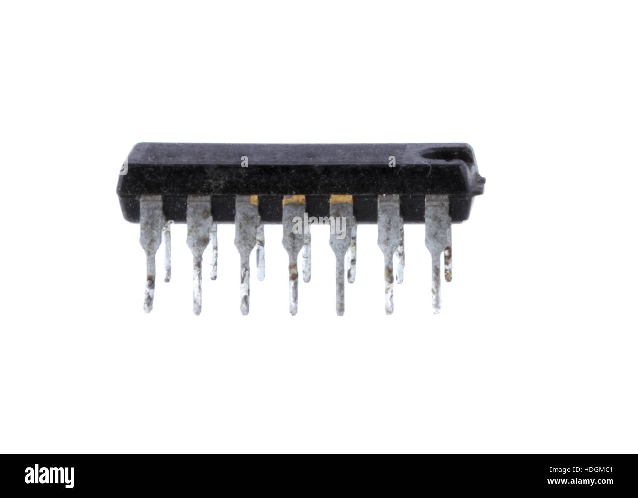 Vintage chip isolated over white hi-res stock photography and images ...