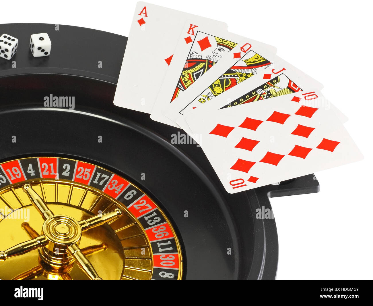 Playing card ten over white hi-res stock photography and images - Alamy