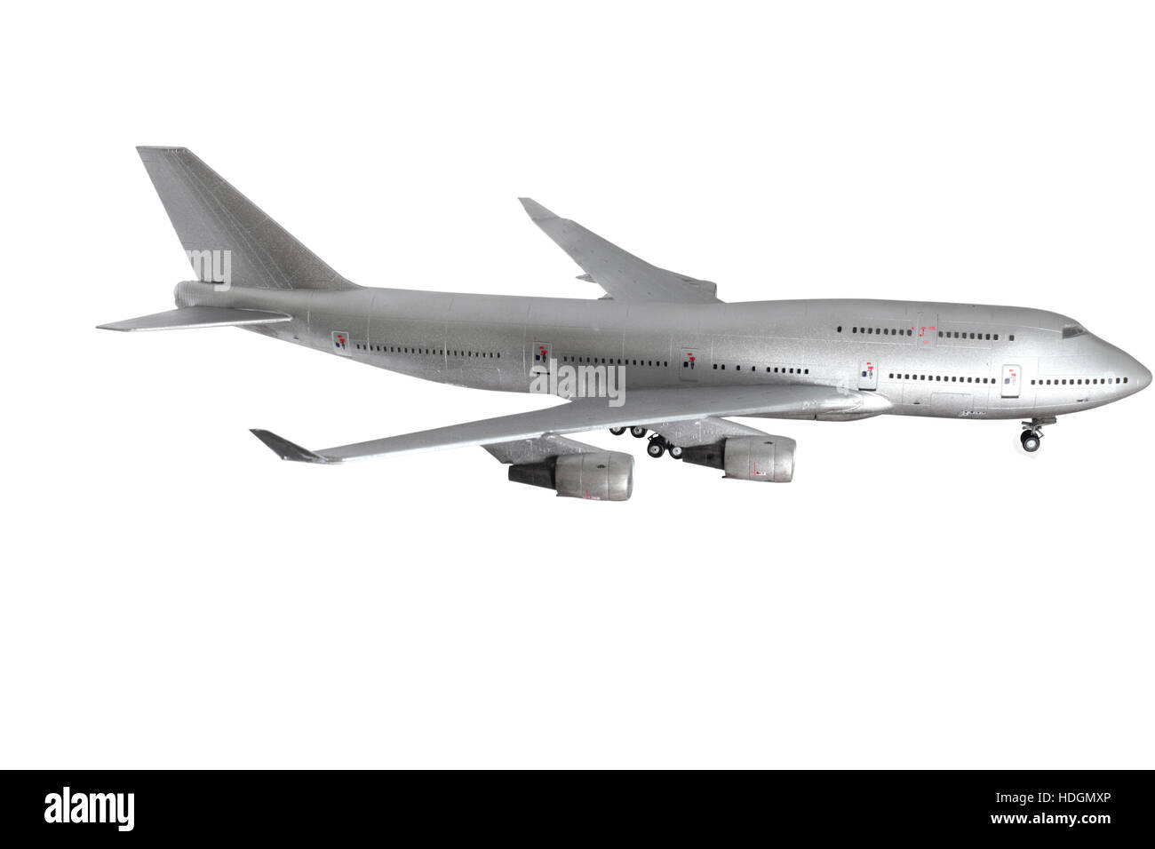 Modern airplane isolated on white background Stock Photo - Alamy