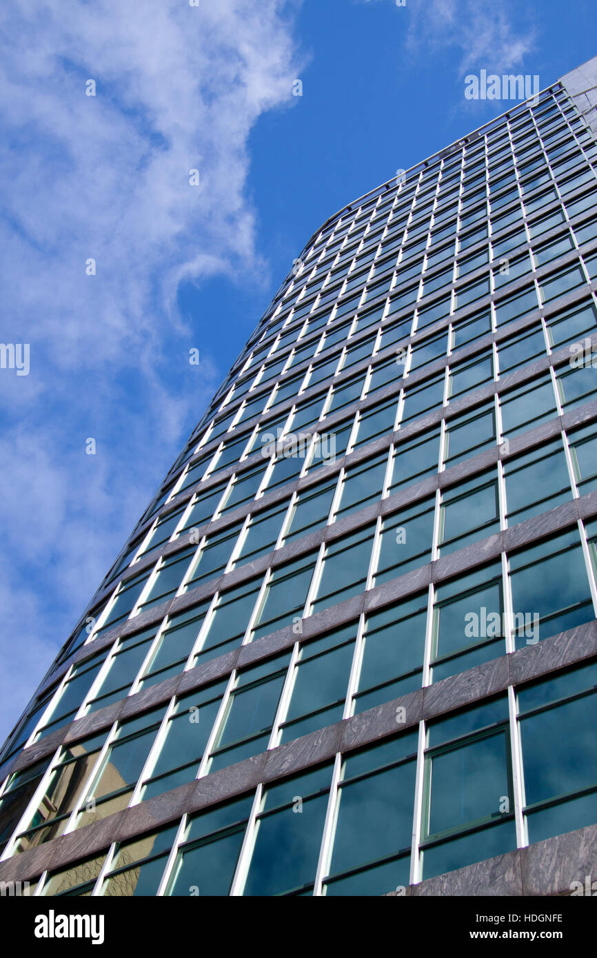 Large modern building photographed from a different angle Stock Photo ...