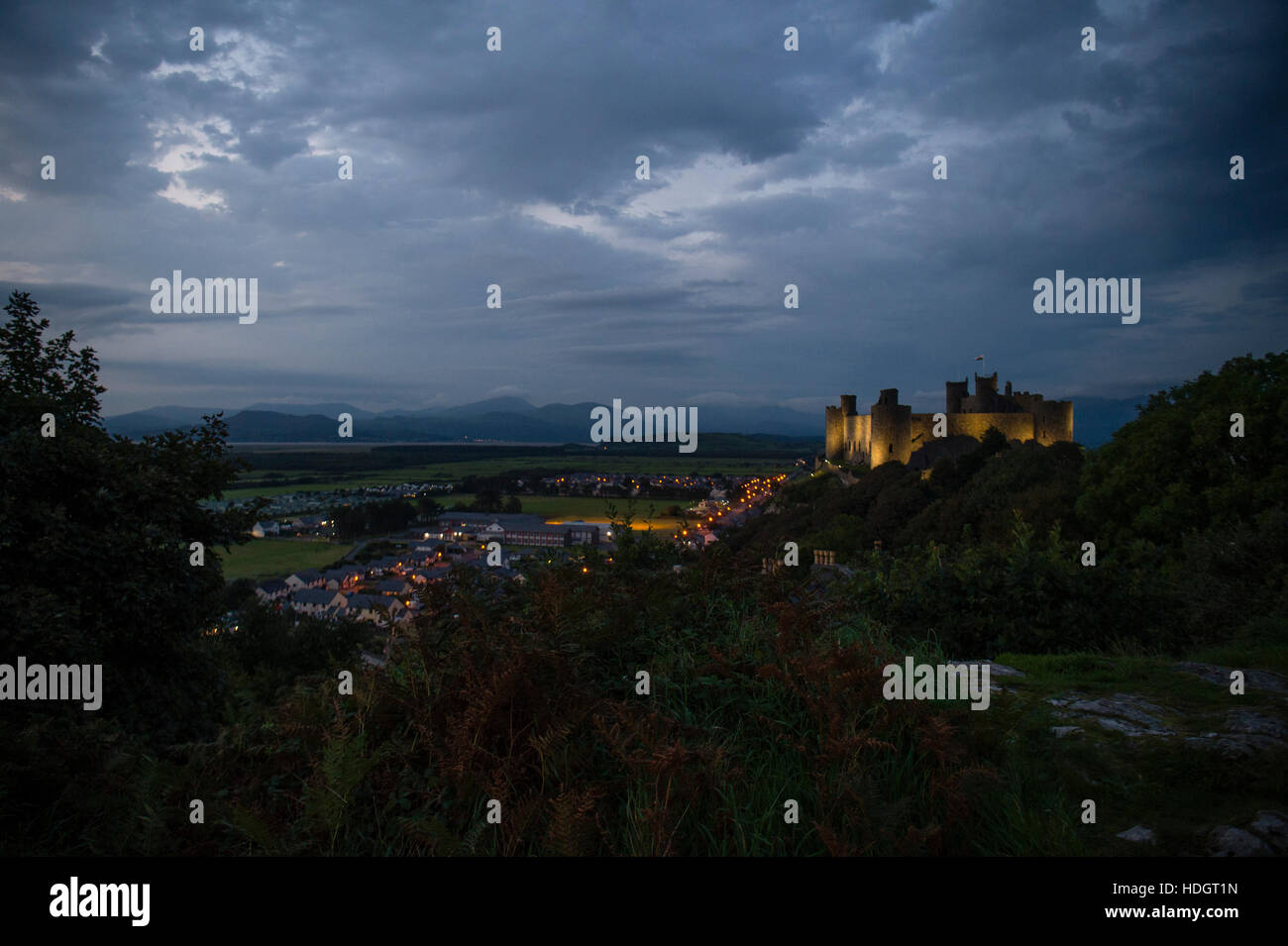 Harlech Castle, Snowdonia National Park, North Wales UK Stock Photo - Alamy