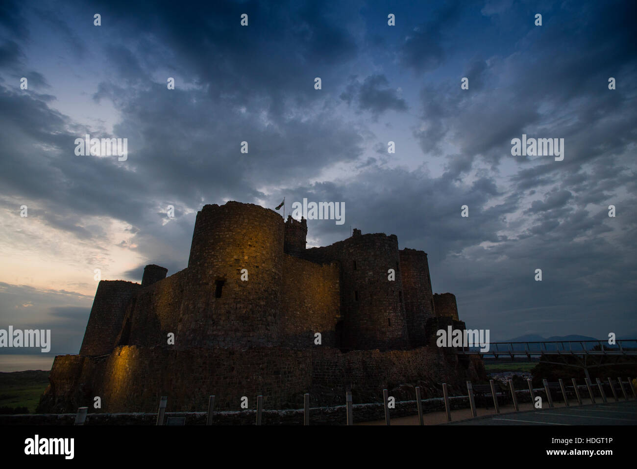 Harlech Castle, Snowdonia National Park, North Wales UK Stock Photo - Alamy