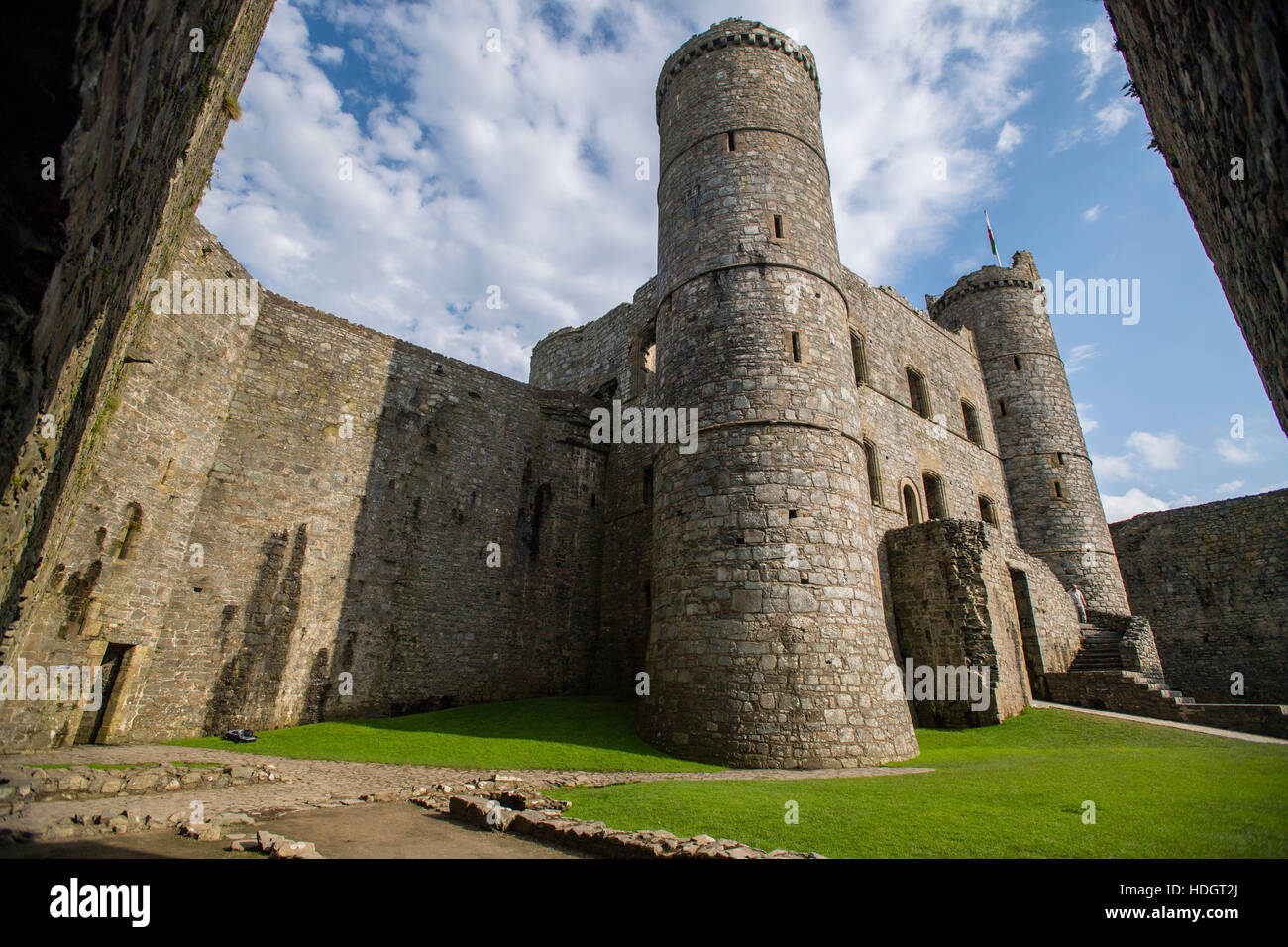 Harlech Castle, Snowdonia National Park, North Wales UK Stock Photo - Alamy