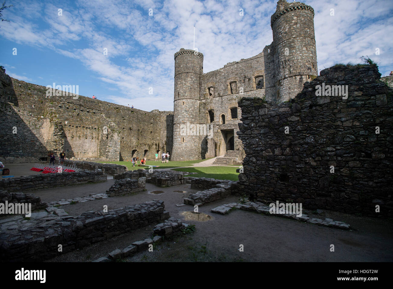 Harlech Castle, Snowdonia National Park, North Wales UK Stock Photo - Alamy