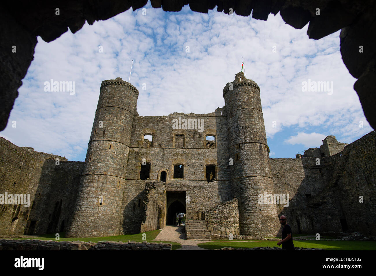 Harlech Castle, Snowdonia National Park, North Wales UK Stock Photo - Alamy