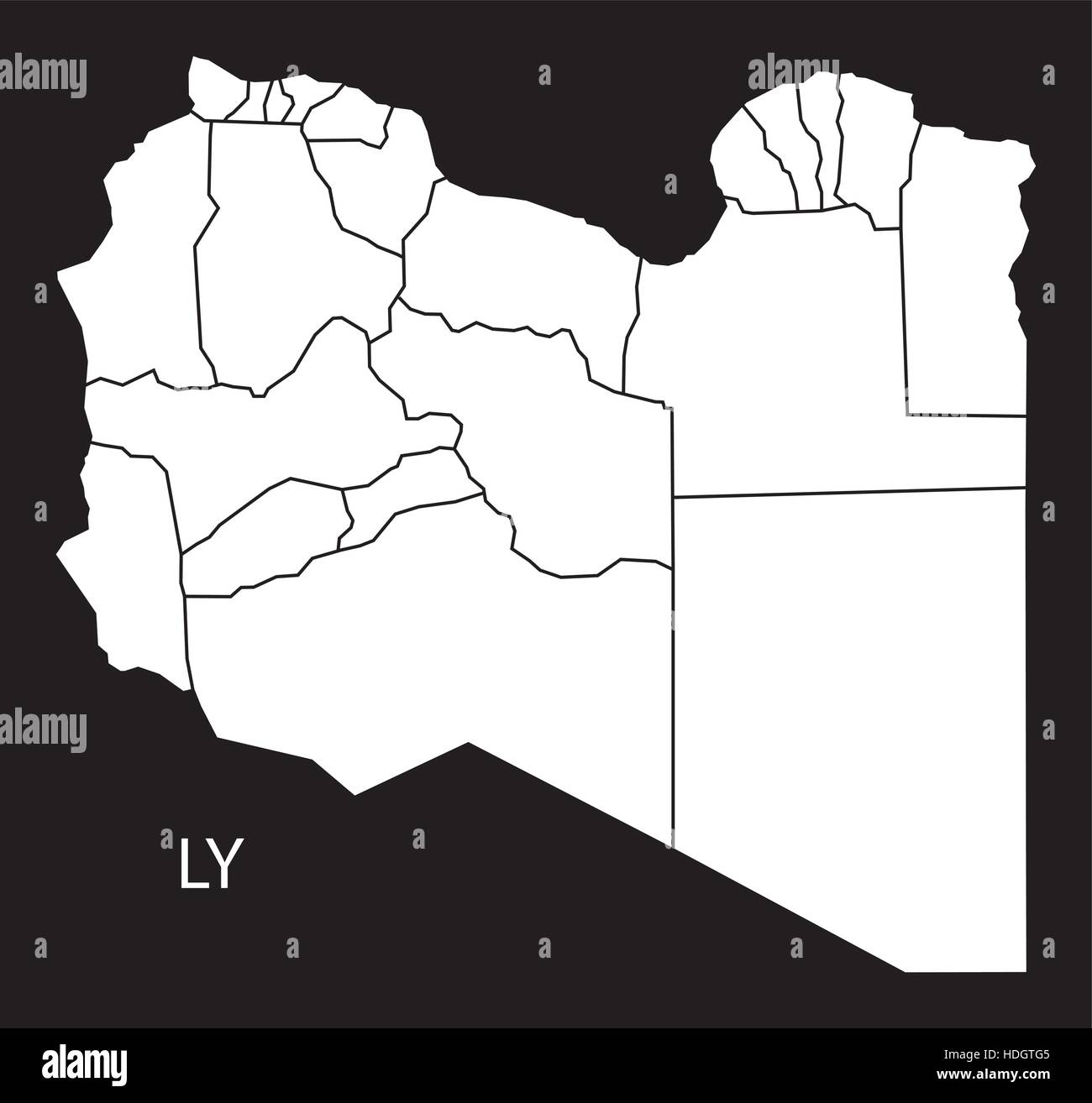 Libya Country Map Stock Photos & Libya Country Map Stock Images - Alamy