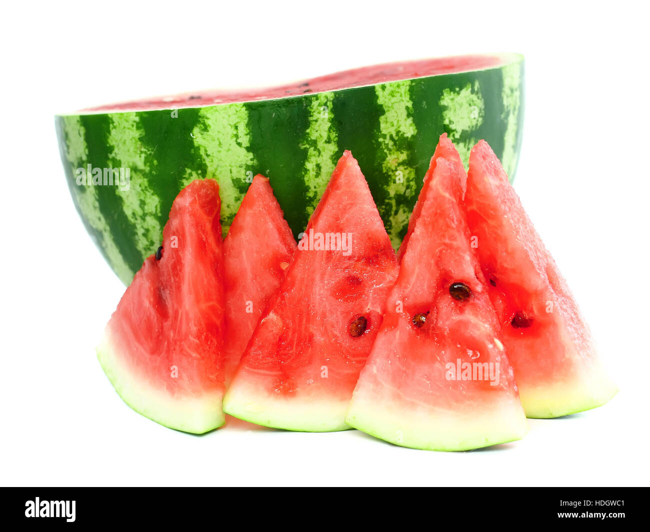 Watermelon half triangle hi-res stock photography and images - Alamy