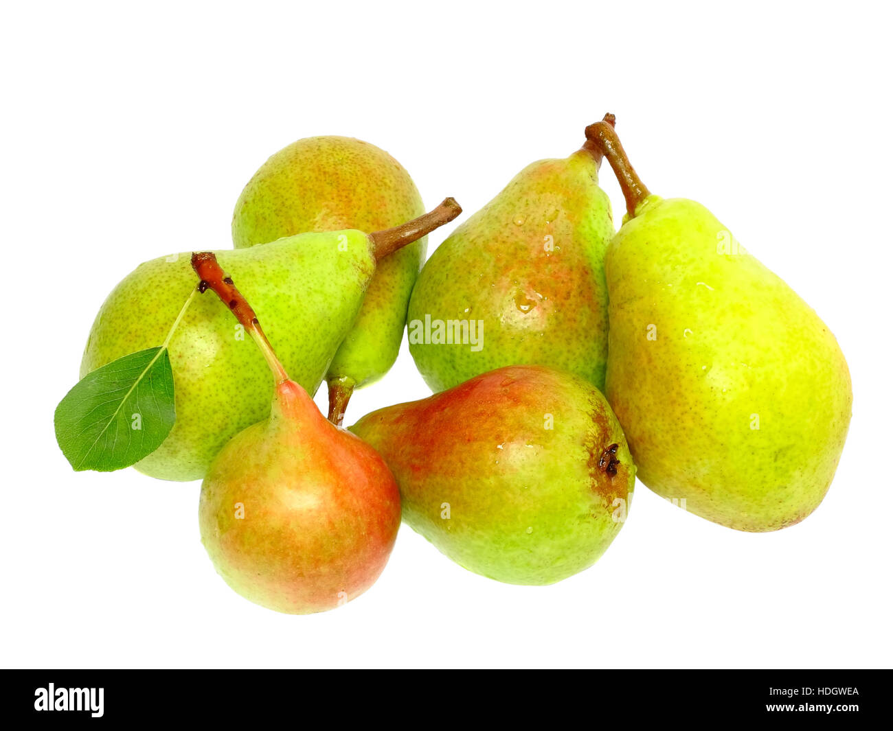 Pear with stem hi-res stock photography and images - Alamy