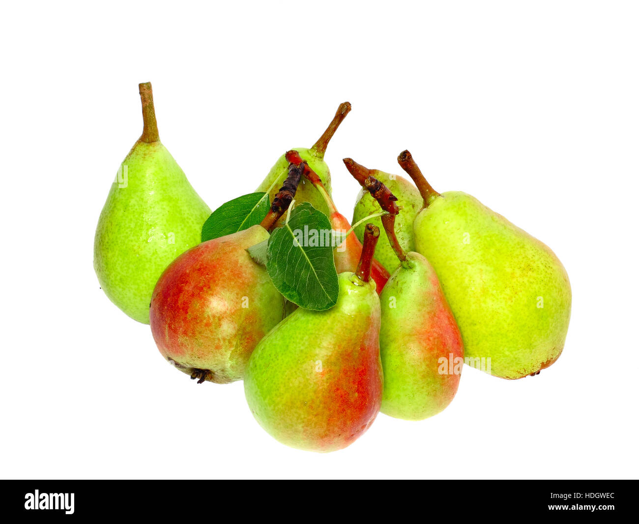Pear with stem hi-res stock photography and images - Alamy