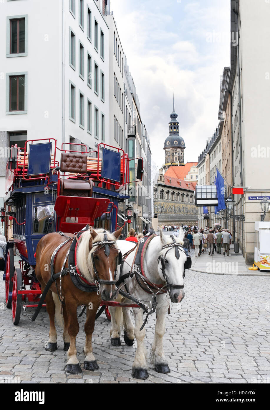 Dresden overview dresden cathedral hi-res stock photography and images ...