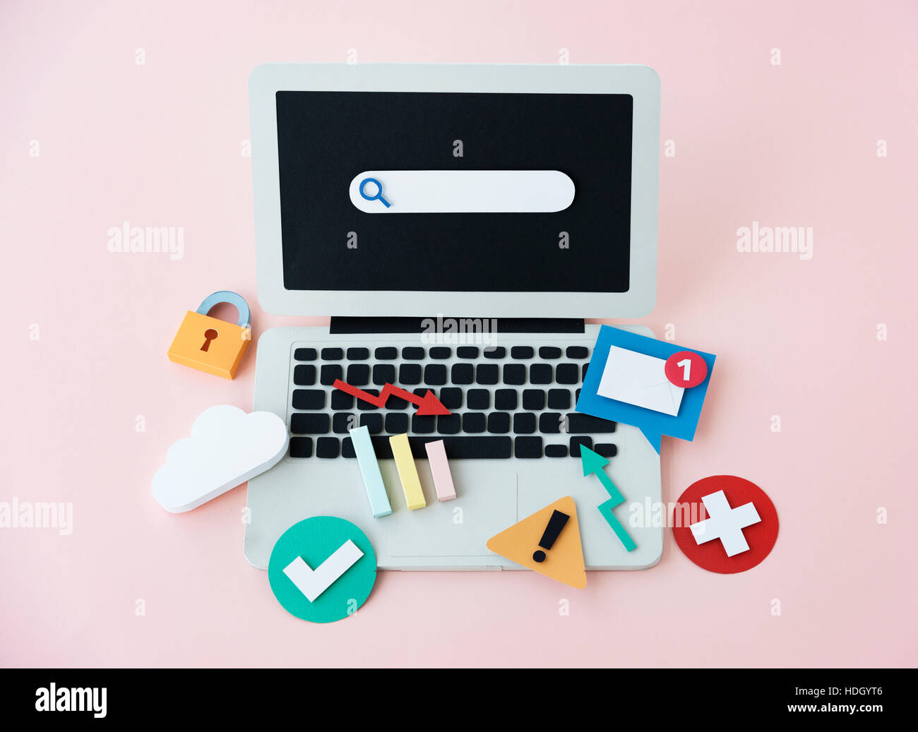 Computer Connection Internet Networking Digital Concept Stock Photo - Alamy