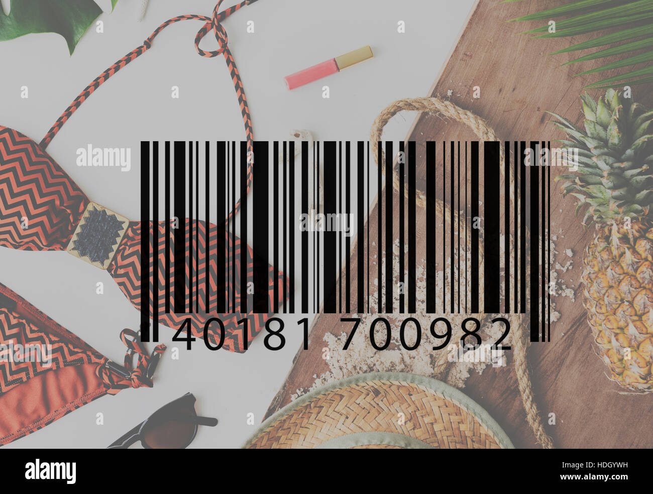 Barcode Badage Banner Scan Graphic Concept Stock Photo - Alamy