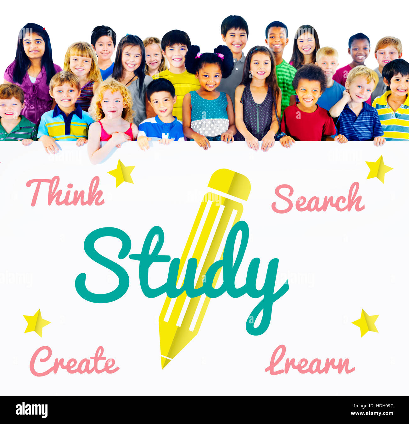School Knowledge Study Pencil Concept Stock Photo - Alamy