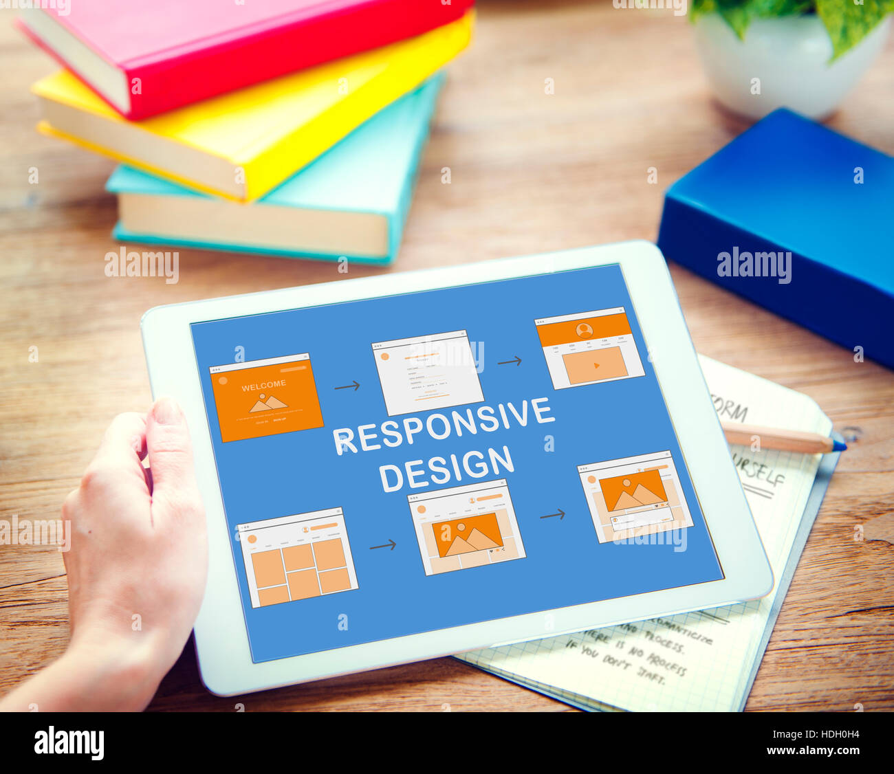 Web Template Website Design Concept Stock Photo - Alamy