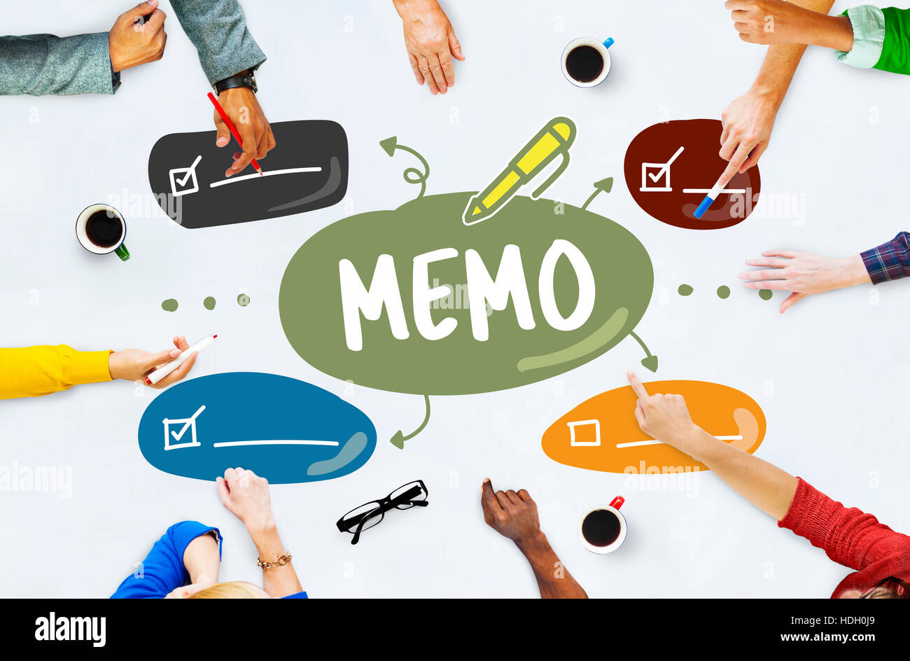 Plan Task Memo List Concept Stock Photo - Alamy
