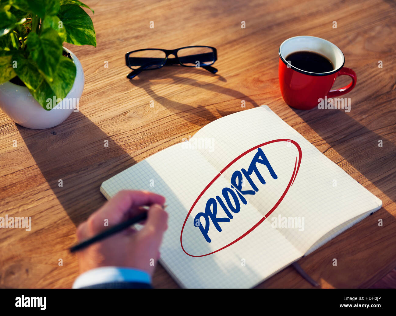 Priority Effectivity Urgency Important Tasks Rank Concept Stock Photo ...