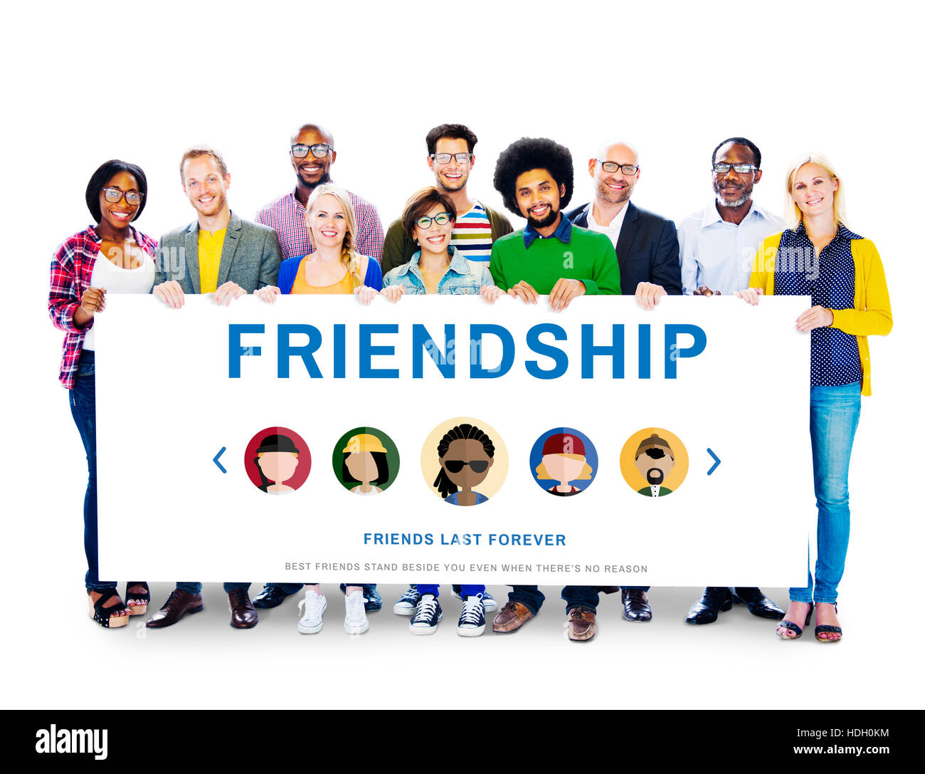 Friendship Togetherness Relationship Diversity People Concept Stock ...