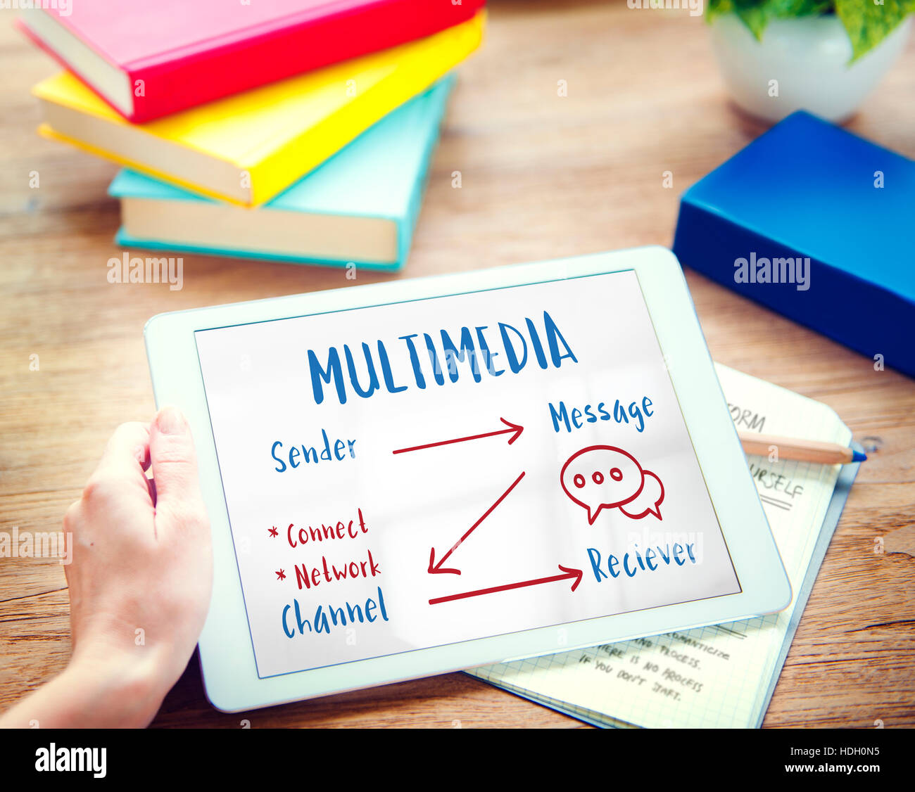 Communication Graph Networking Connection Internet Concept Stock Photo ...