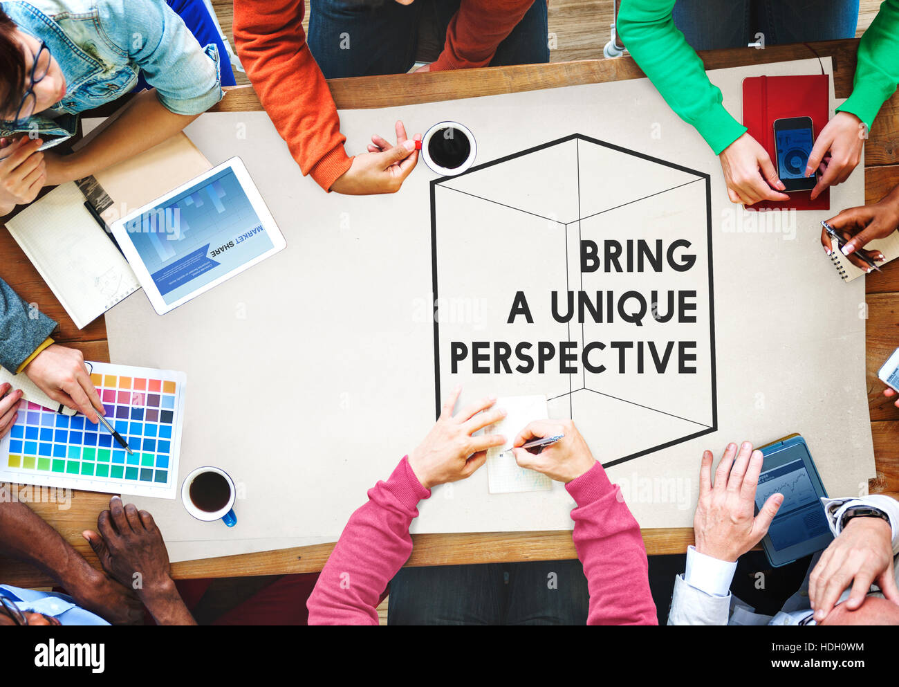 Thinking Out Of The Box Concept Stock Photo - Alamy