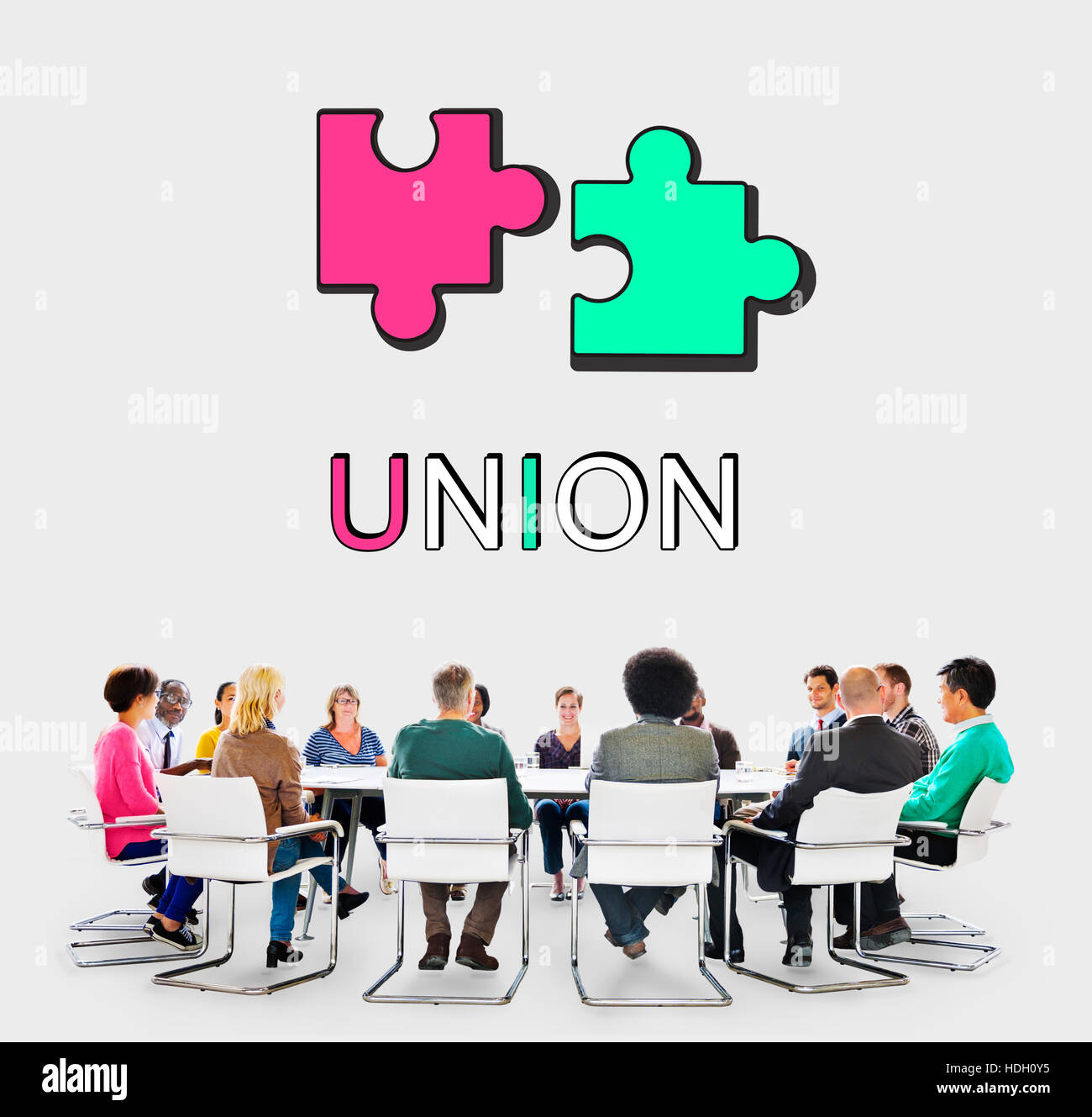 Team Alliance Association Cooperation Graphic Concept Stock Photo - Alamy