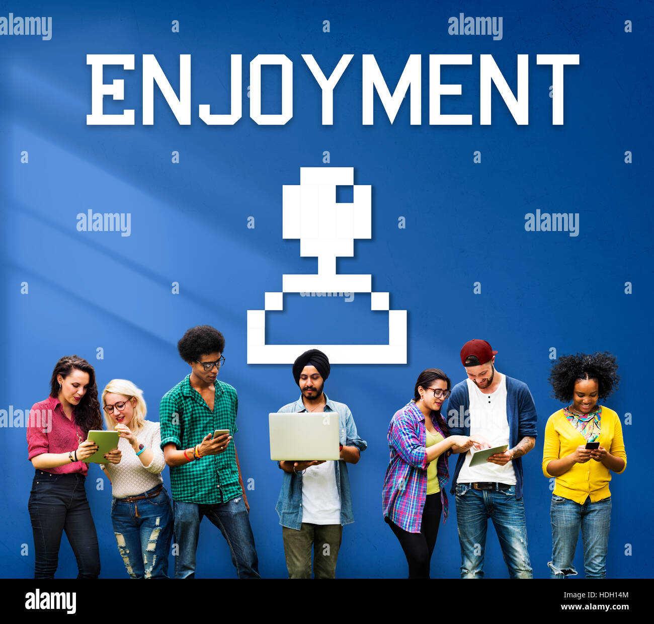 Enjoyment Entertainment Fun Game Concept Stock Photo - Alamy