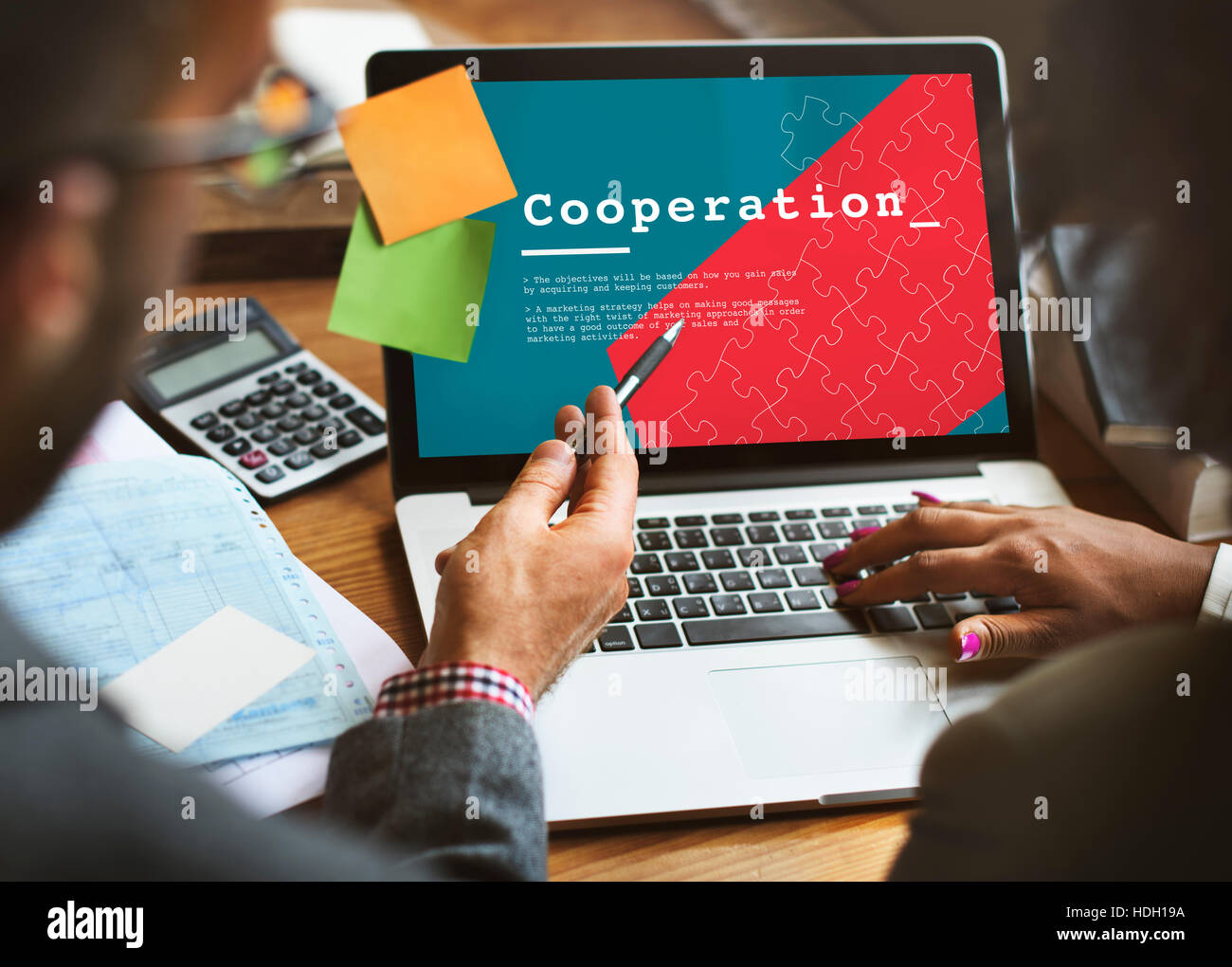 Team Work Collaboration Cooperation Concept Stock Photo - Alamy