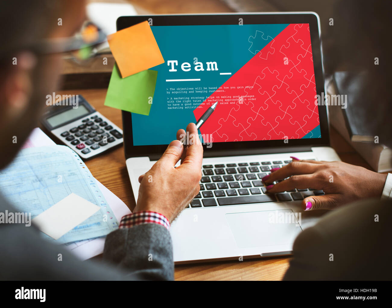 Team Work Collaboration Cooperation Concept Stock Photo - Alamy