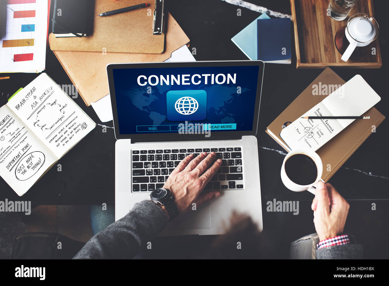 Global Communication Connection Networking Graphic Concept Stock Photo ...